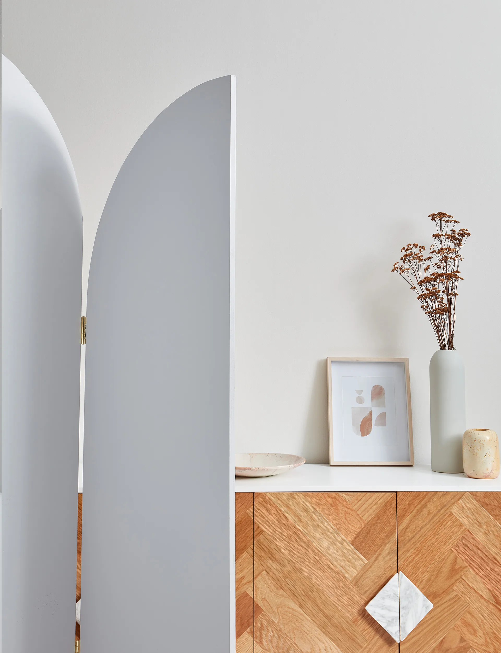 These simple steps will make creating your own room divider easy