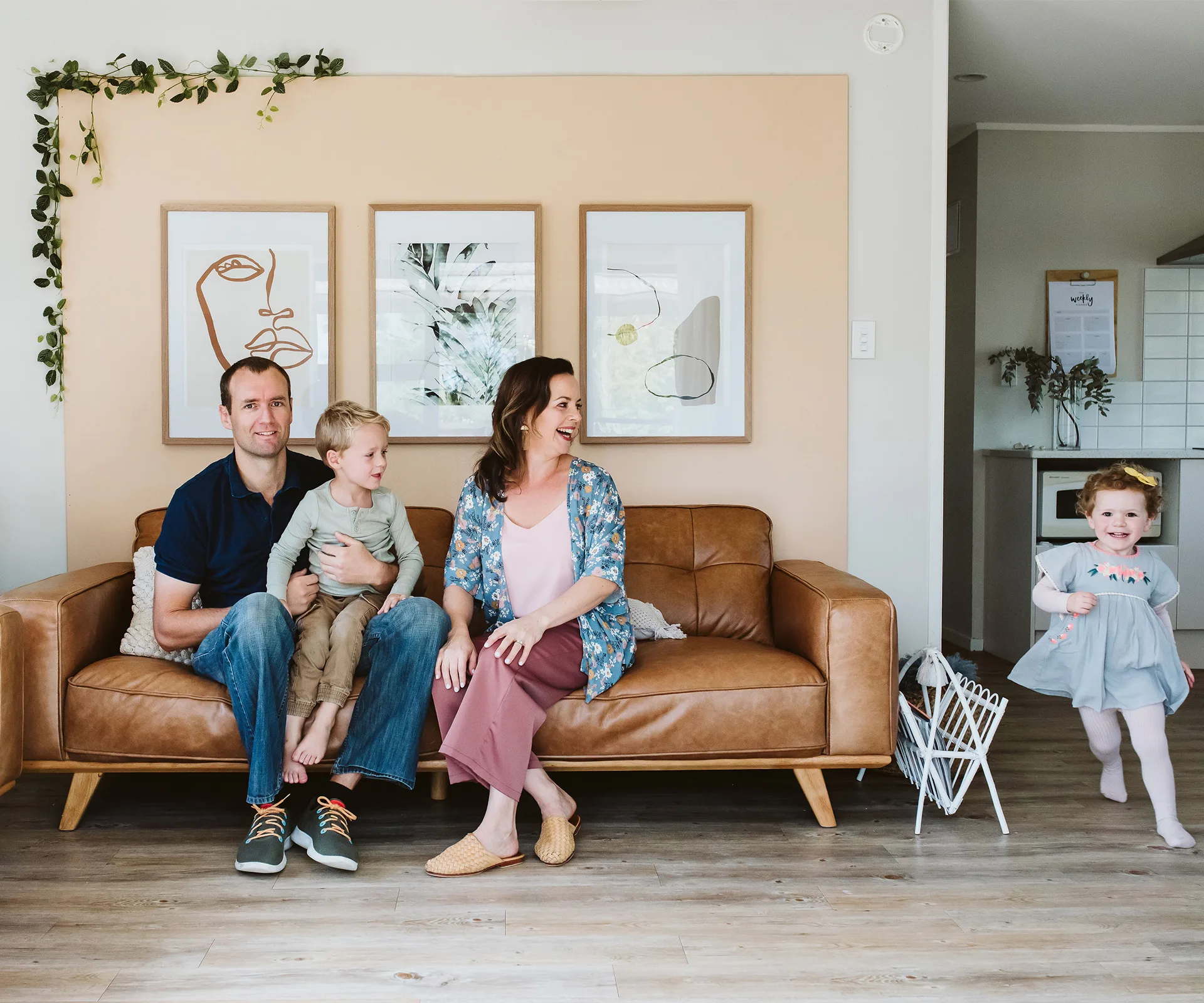 This small family home maximises space and style with clever DIY projects