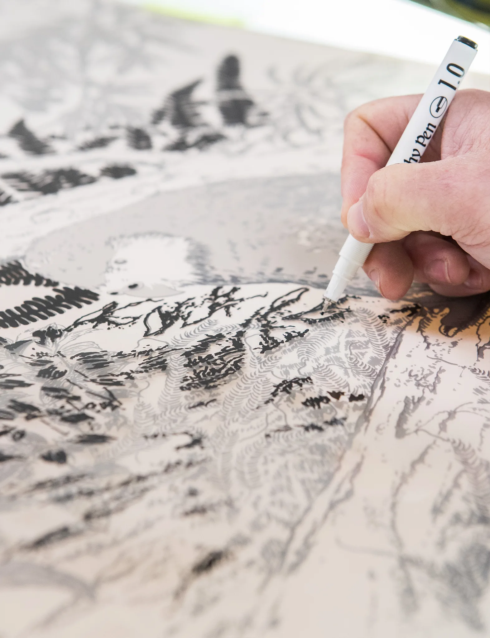 Meet the Wairarapa couple who design and print wallpaper by hand