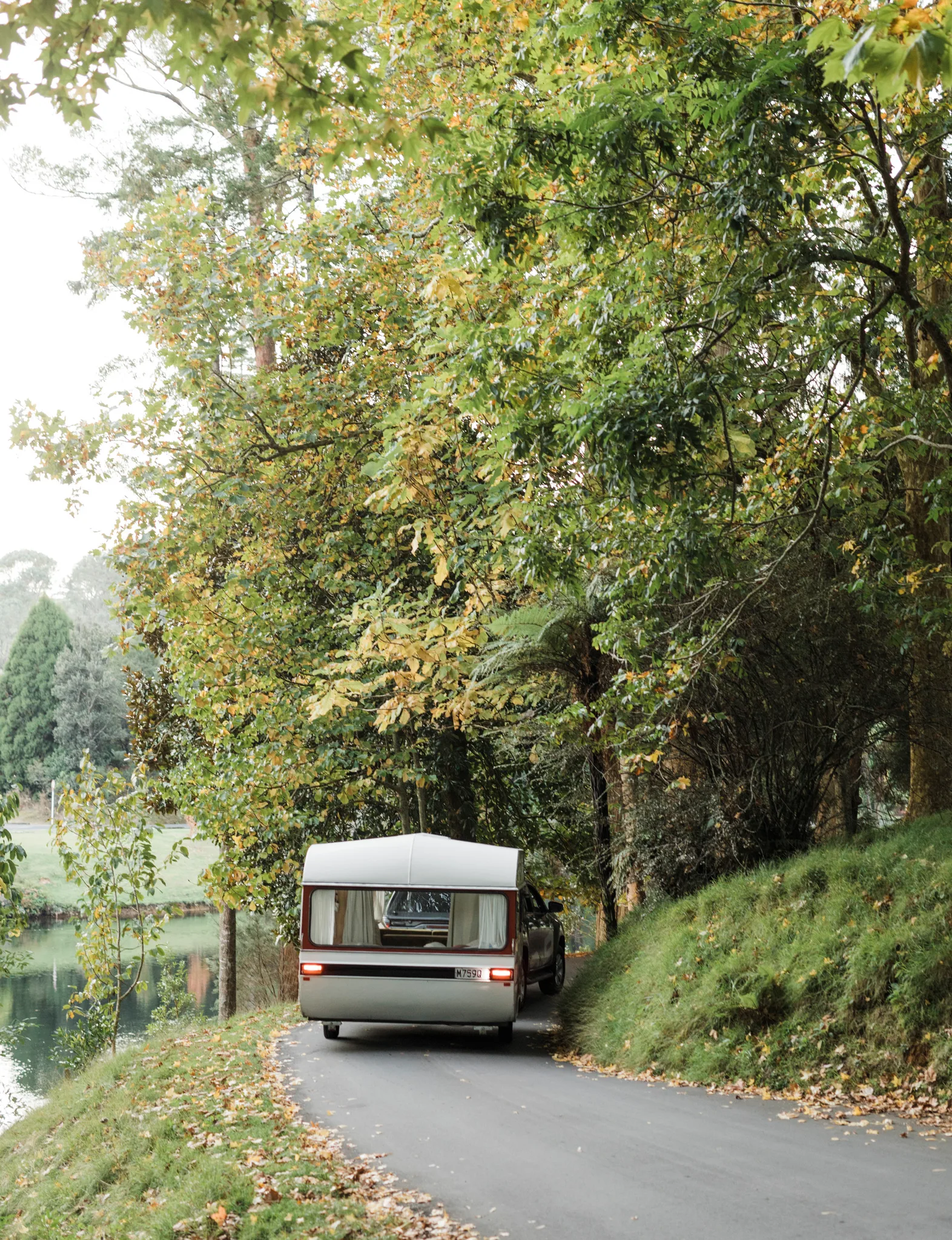 This chic summer caravan mixes old-school styling with modern finesse