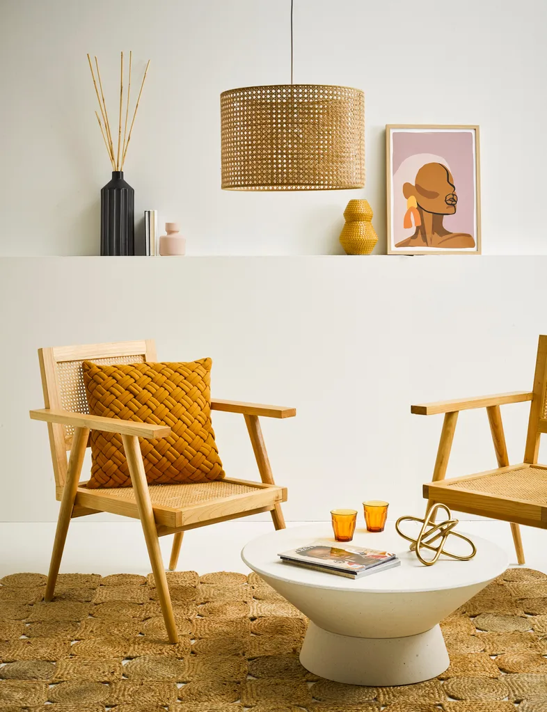 2 ways to give cane and rattan furniture a modern look in your home