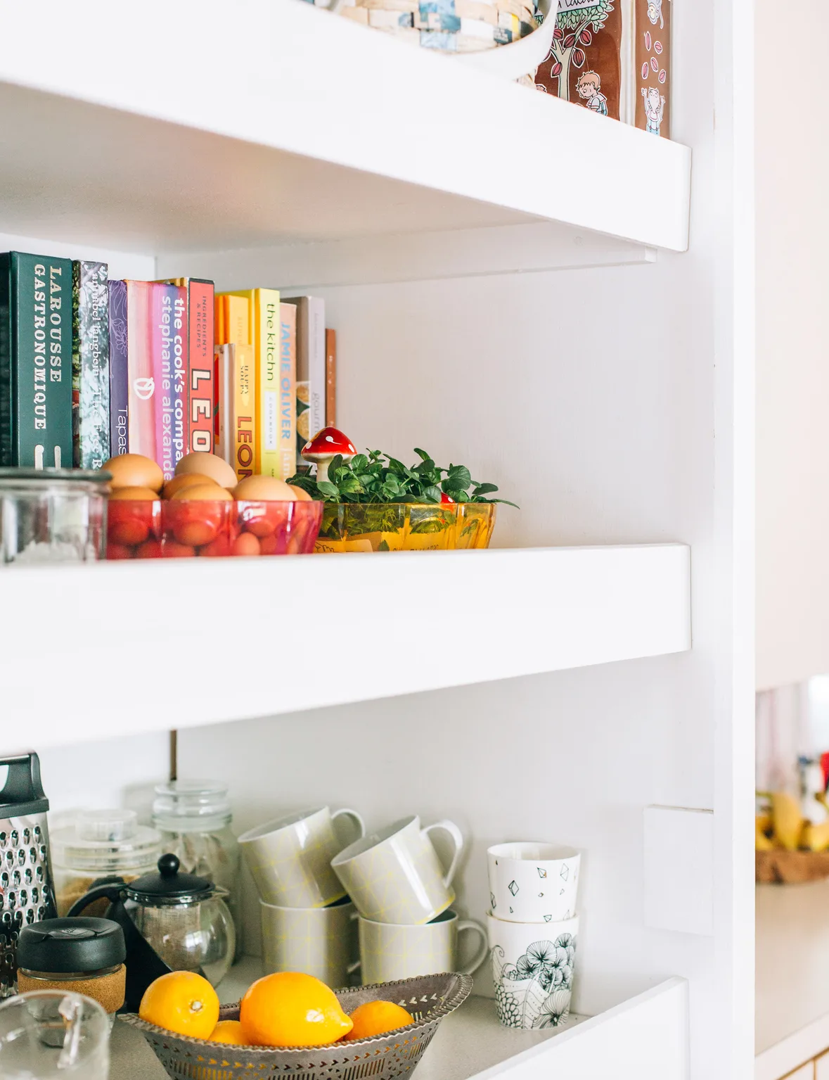 This mid-century home is filled with intriguing objects and pops of colour