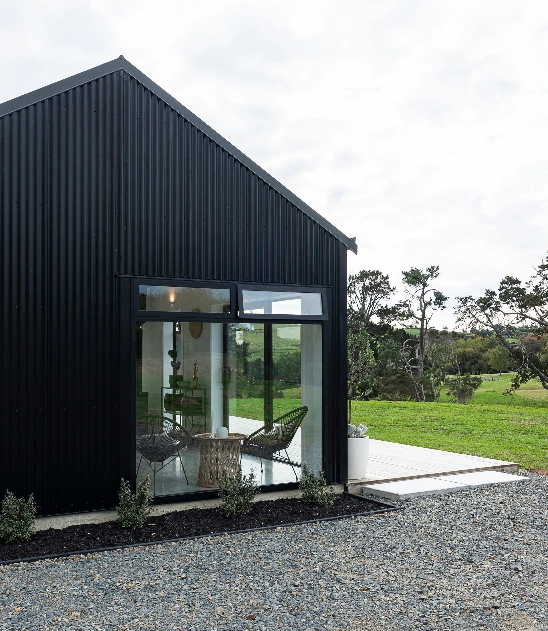 The owners of this striking black clad house share their new-build ...