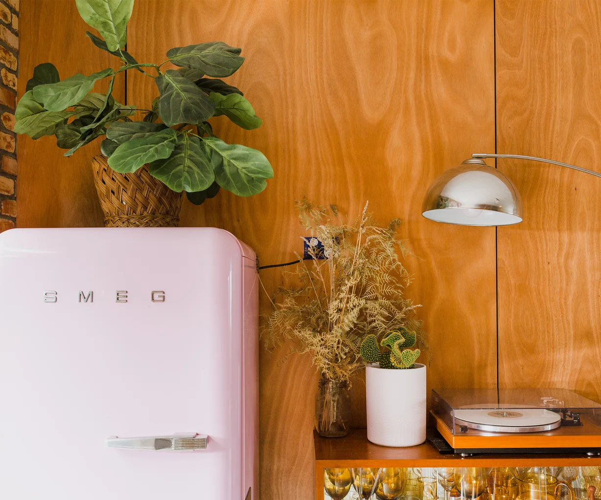 Recycled materials and op-shop finds give this home a sustainable edge