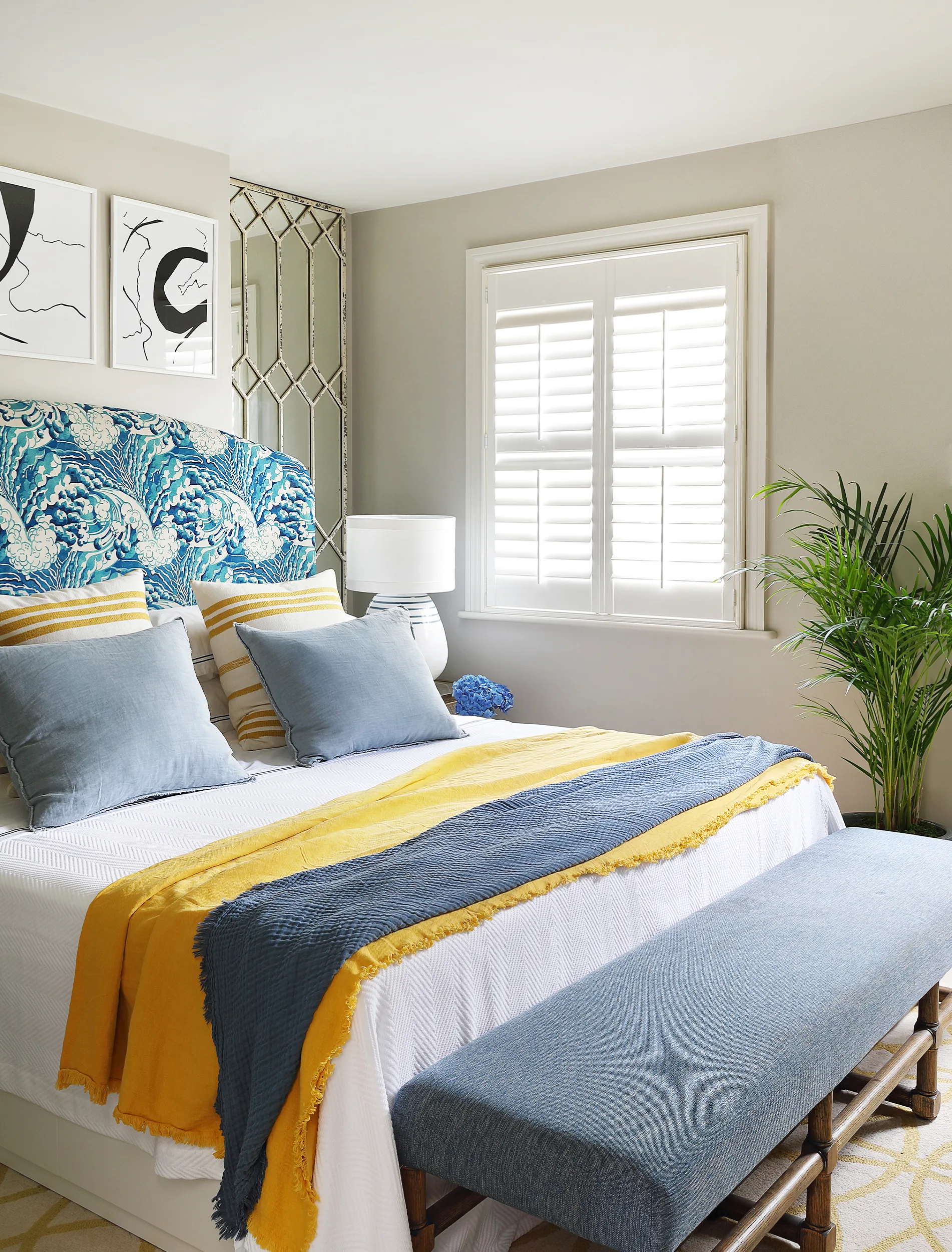This compact home is a lesson in colour and clever styling