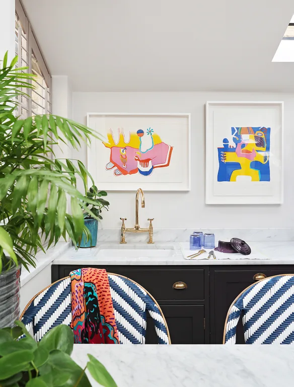 This compact home is a lesson in colour and clever styling