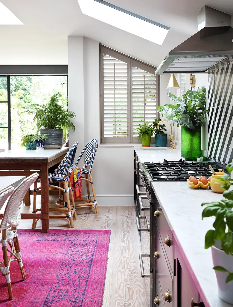 This compact home is a lesson in colour and clever styling