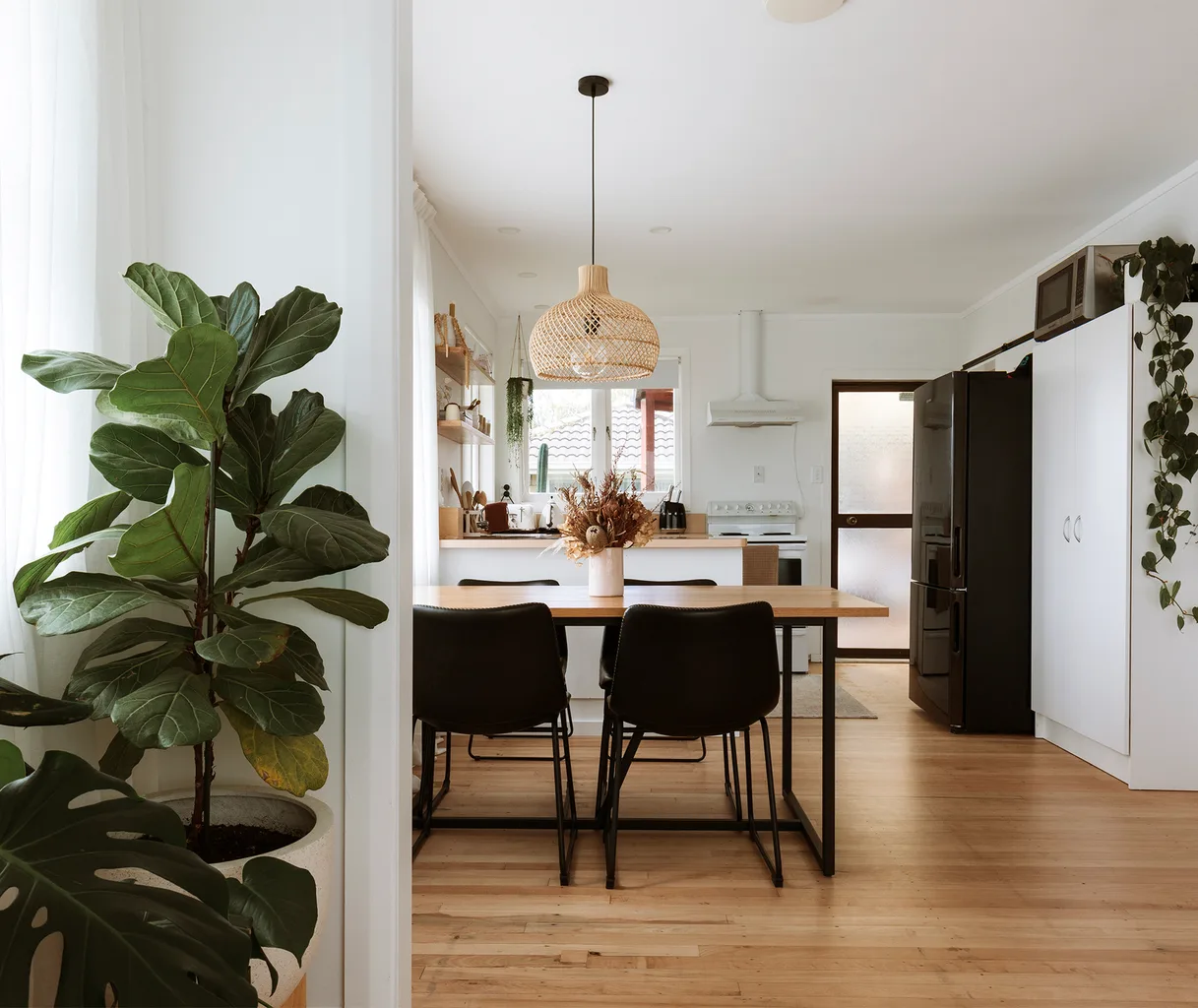 A dated 50s gem is transformed into a modern family home