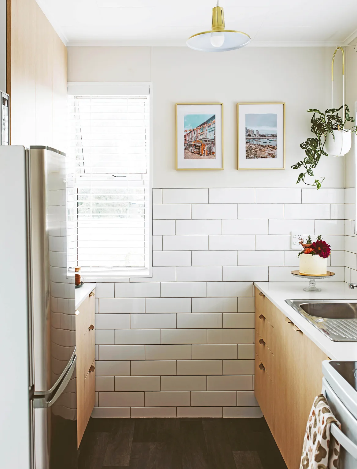 How this homeowner transformed her dated brick unit on a budget