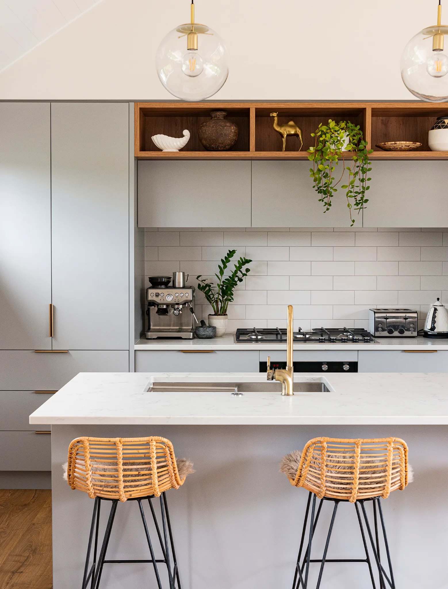 This stunning new-build makes the most of its soaring gabled-ceiling