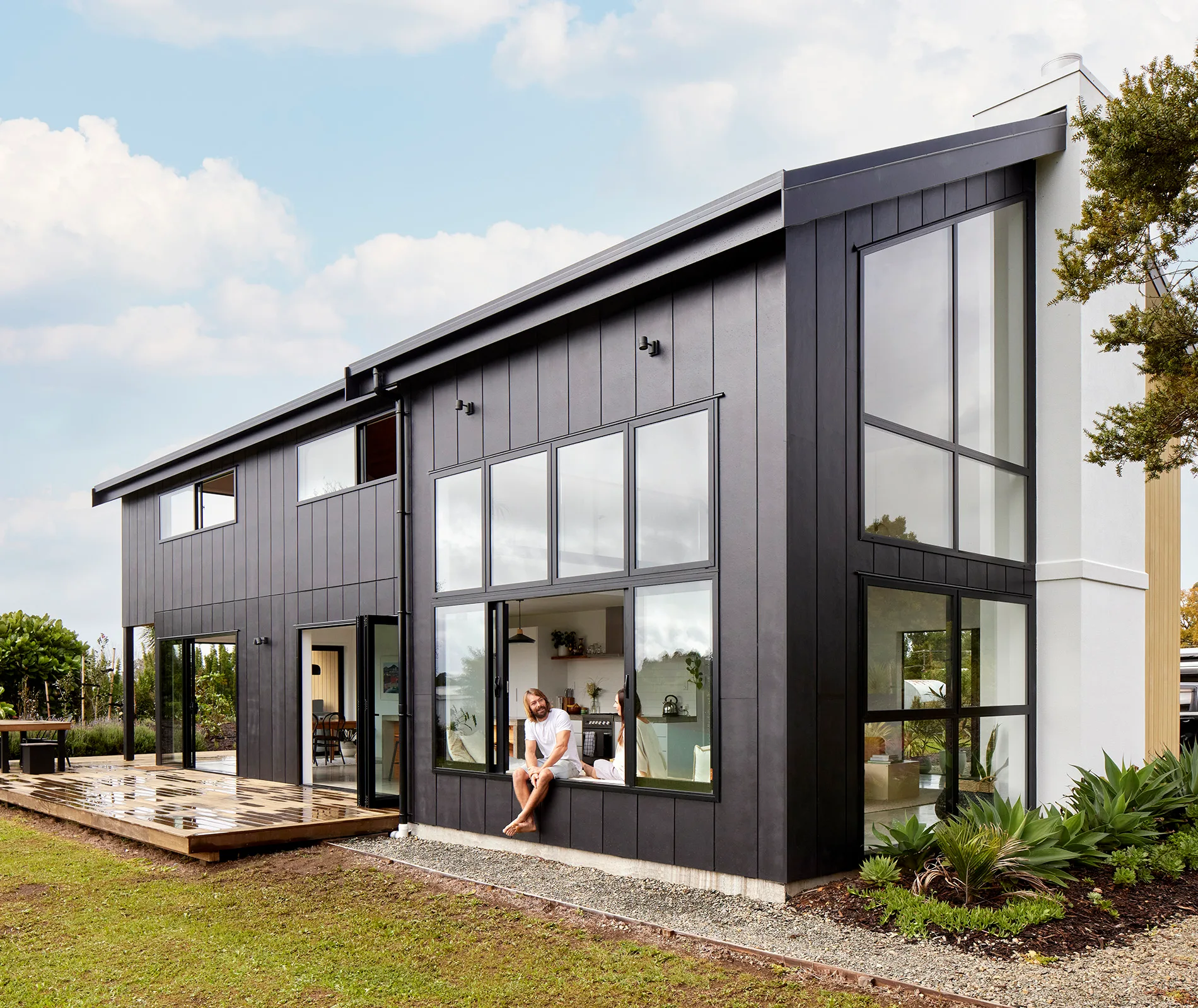 How this striking two-storey home celebrates indoor-outdoor flow