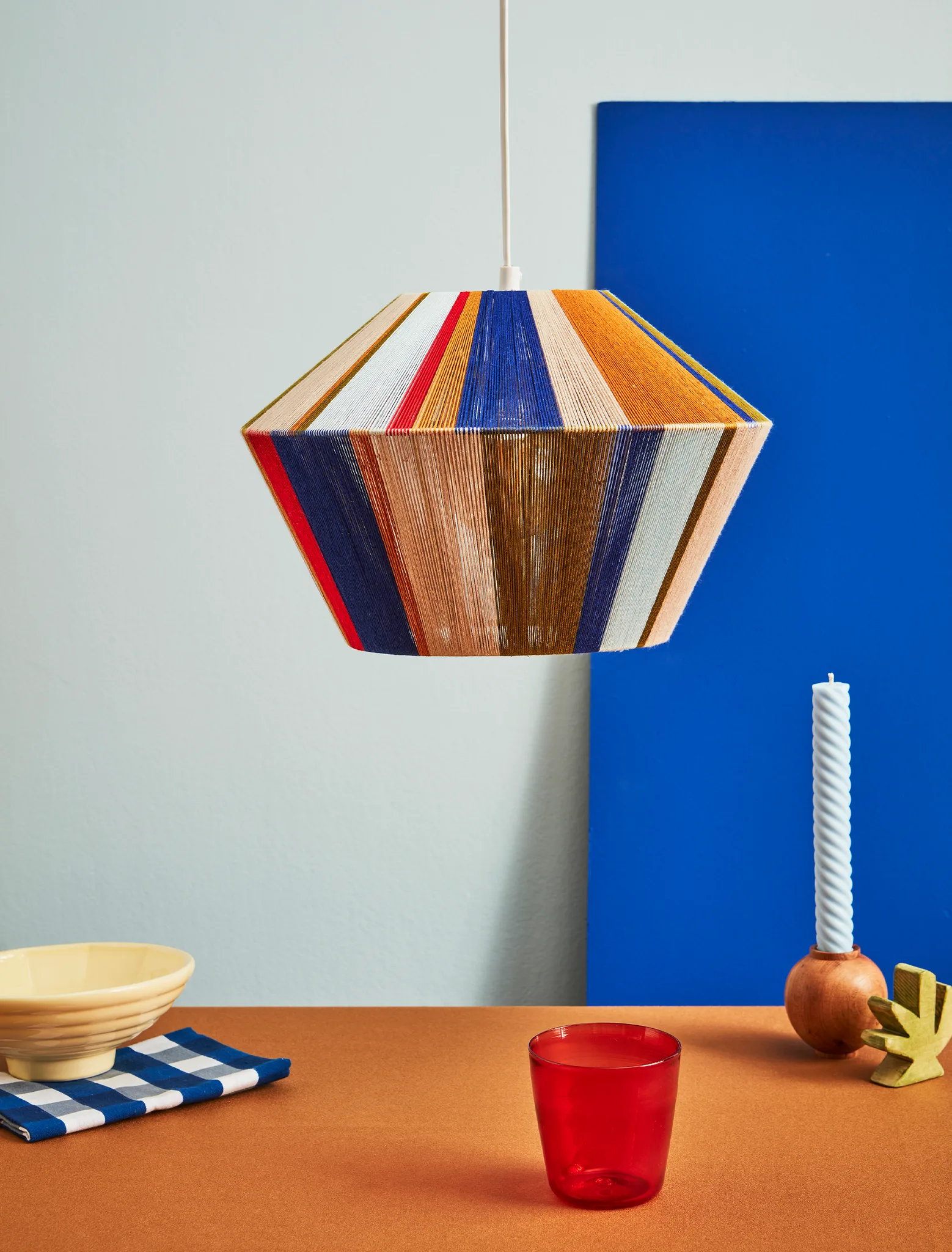 How to make your own hand woven Hay Bonbon light shade