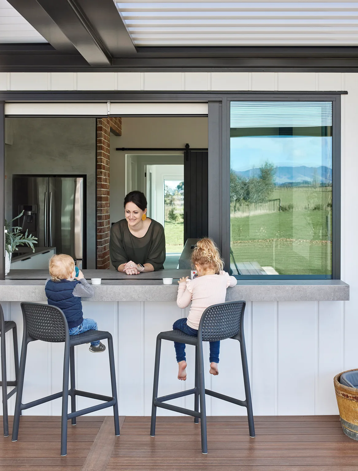 How this striking weatherboard home achieved its modern barn look