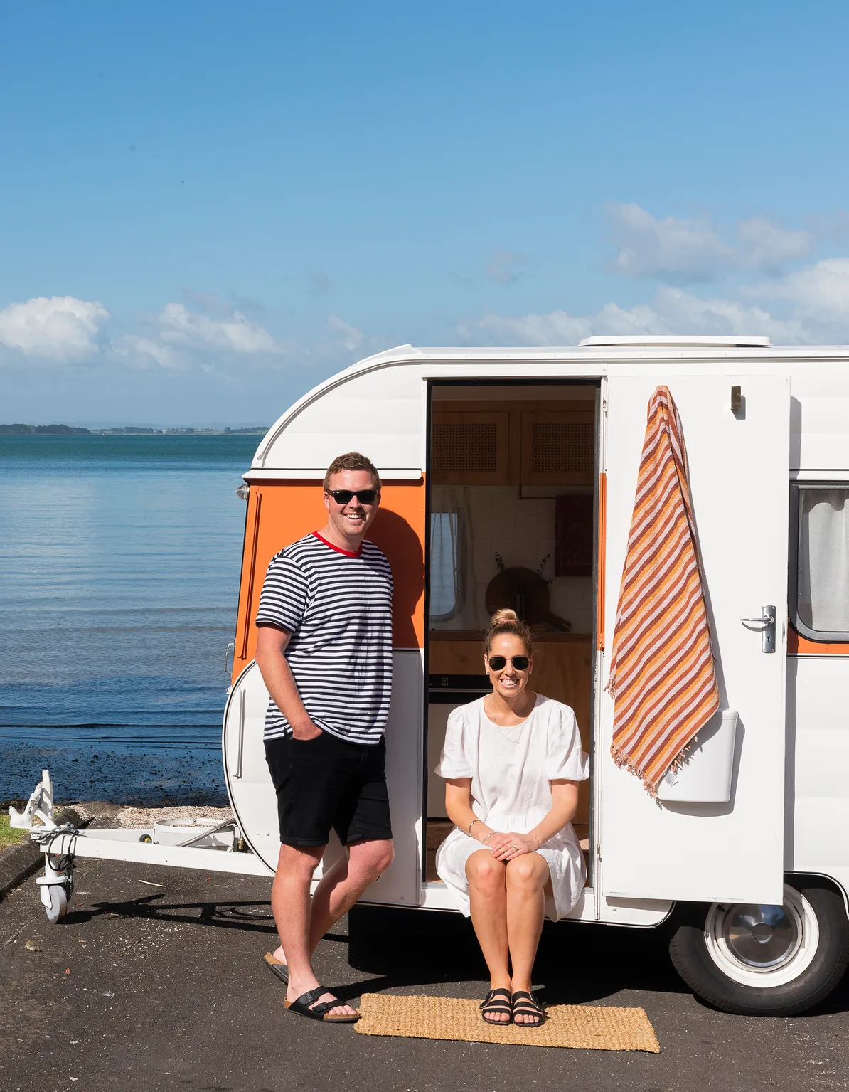Caravan transformation: How this couple revived a dilapidated caravan