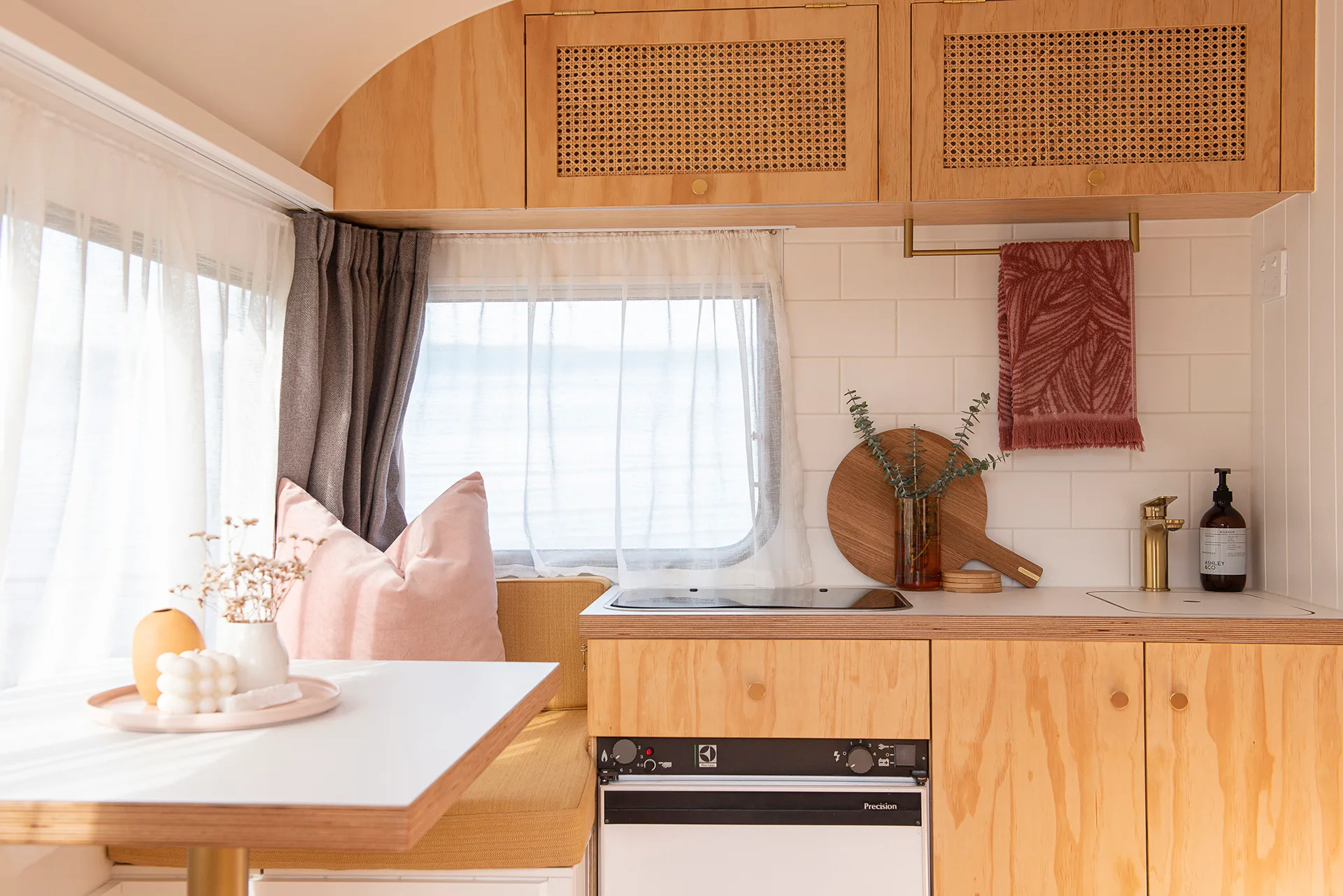 Caravan transformation: How this couple revived a dilapidated caravan