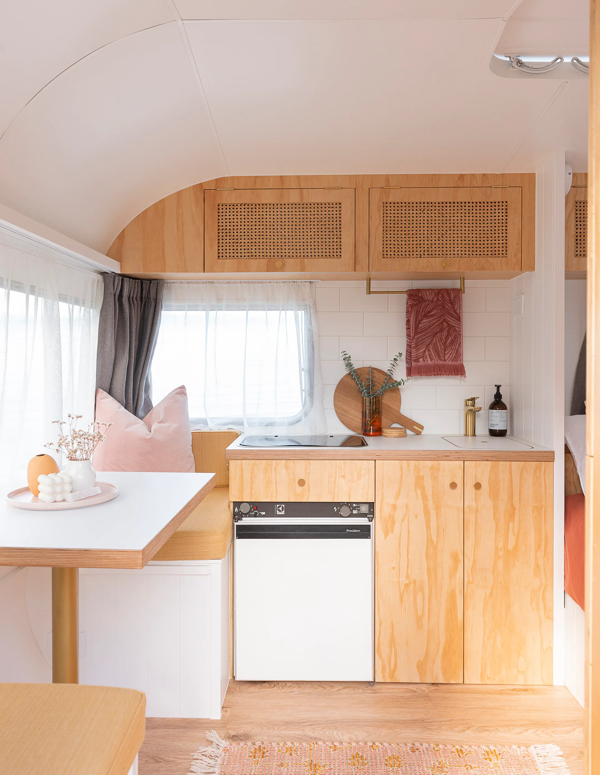 Caravan transformation: How this couple revived a dilapidated caravan