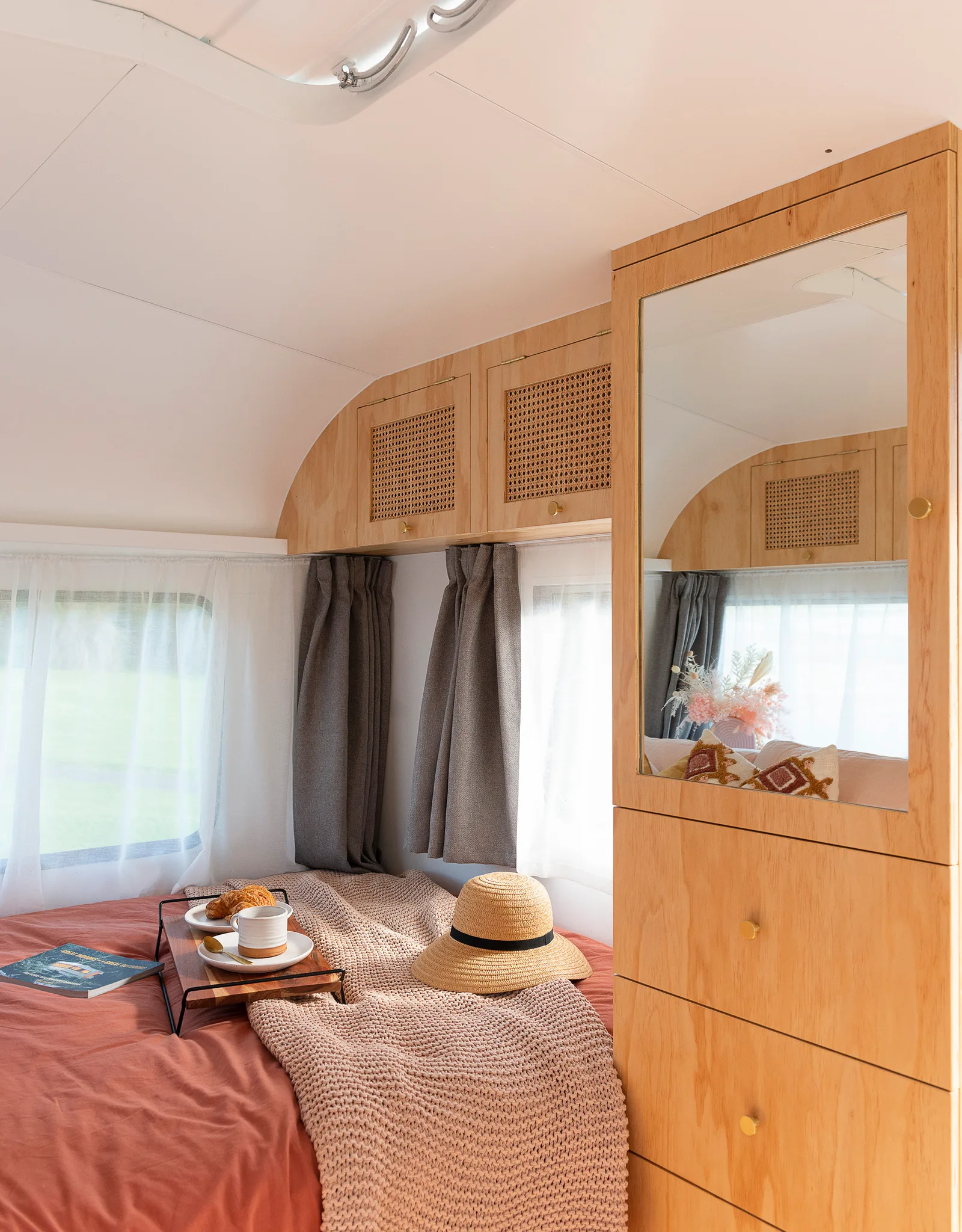 Caravan transformation: How this couple revived a dilapidated caravan