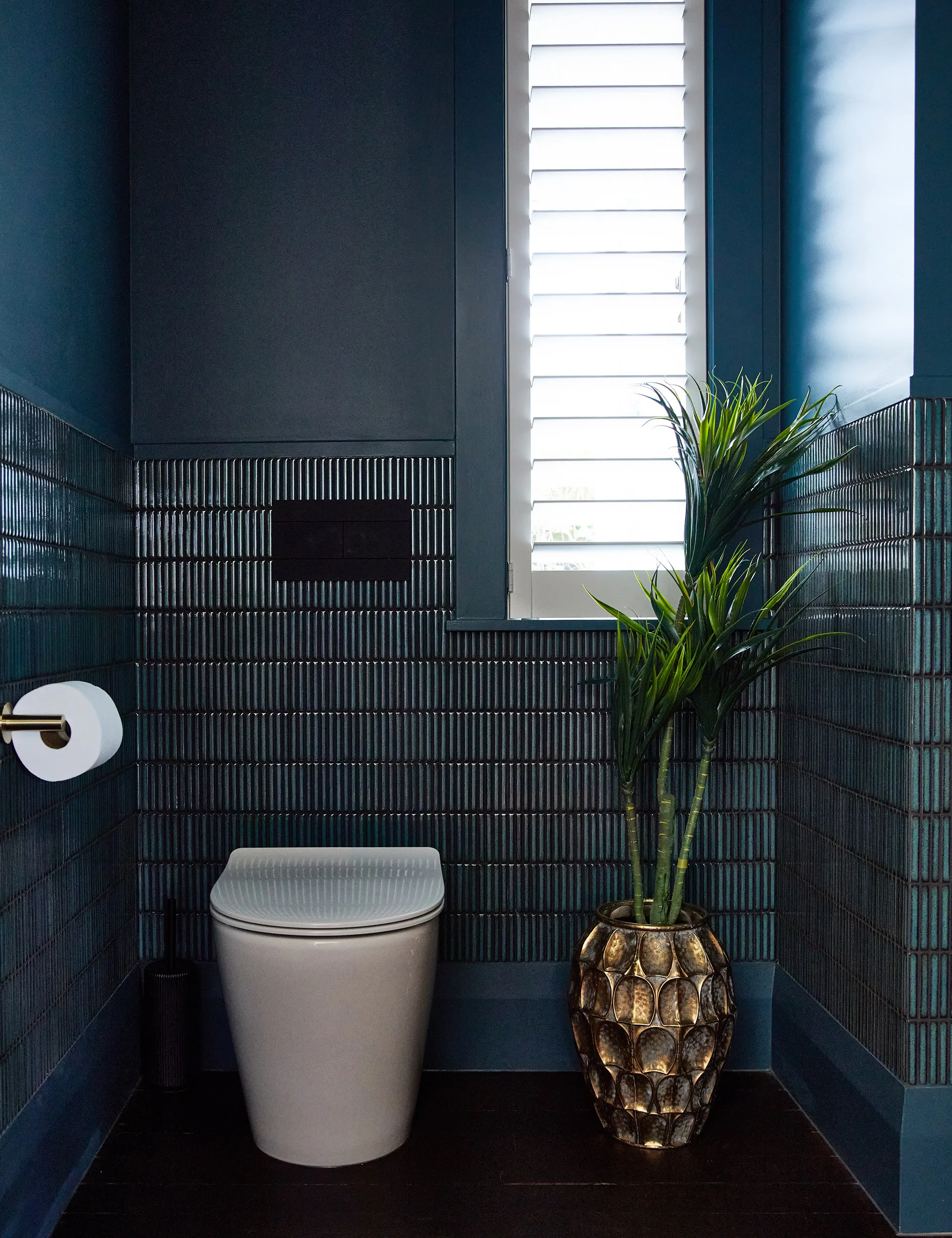The winner of Resene Powder Room Awards is a dark and moody space ...