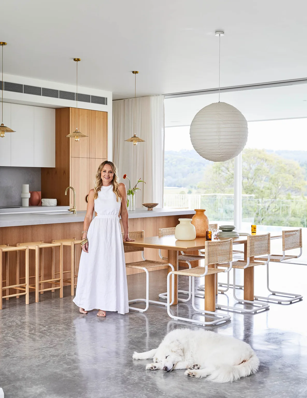 Take a look inside this new build inspired by a mid-century family home ...