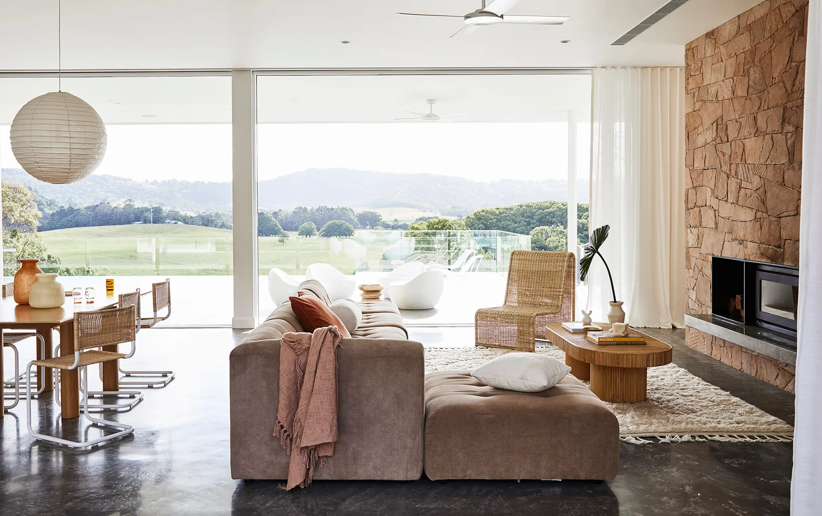 Take a look inside this new build inspired by a mid-century family home ...