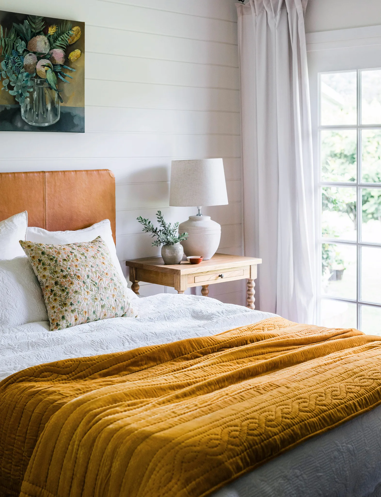 This enterprising couple turned a 90's brick house into a stunning home ...