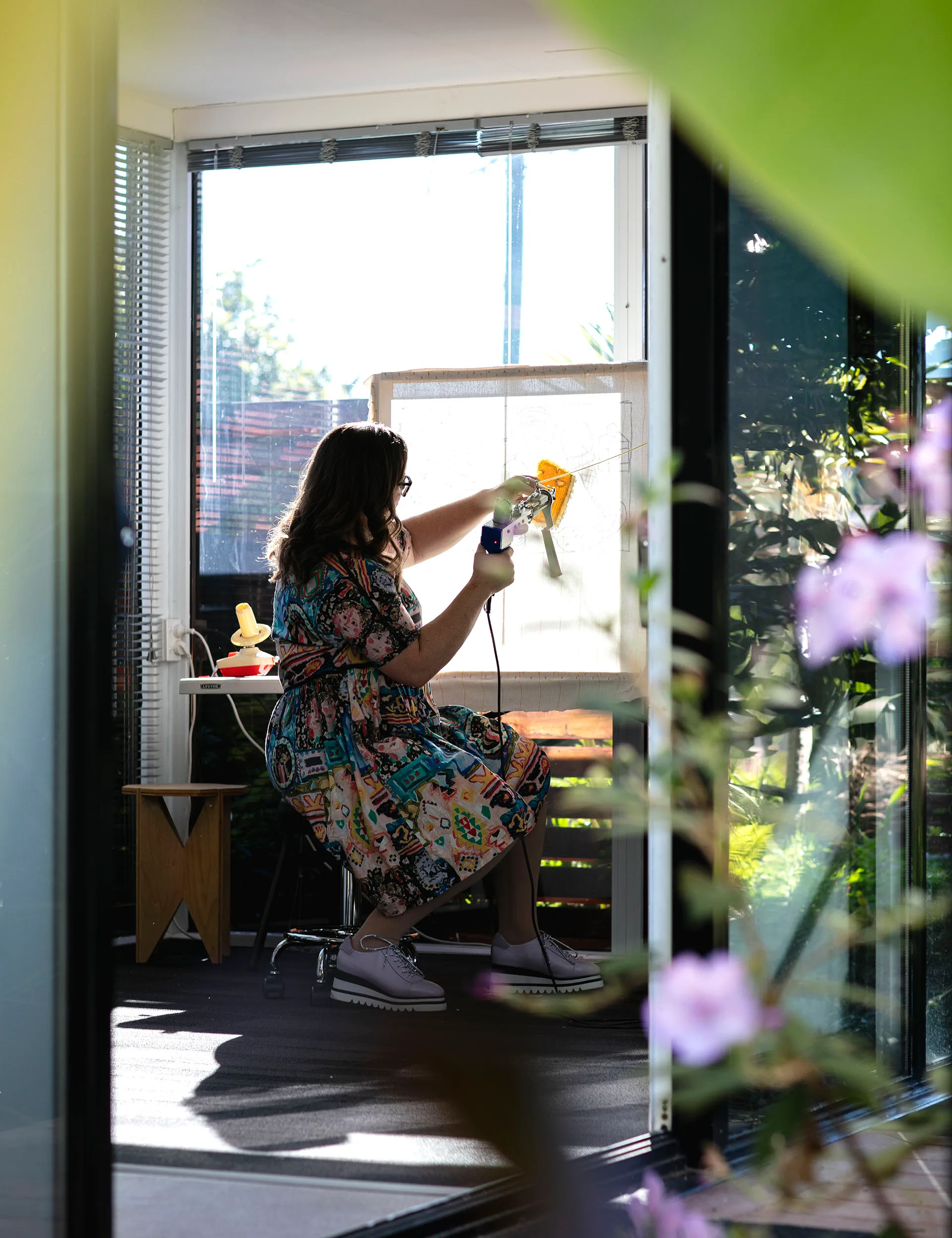 How artist Emma Crawley creates her charmingly cheeky tufted rugs ...
