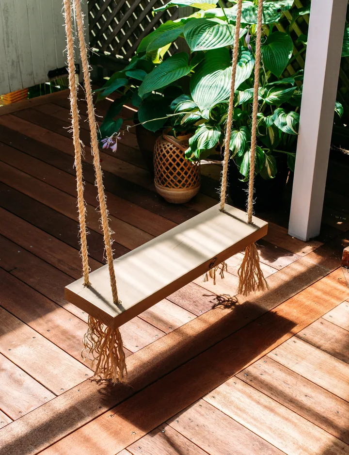 Put together a playground favourite with this DIY swing guide