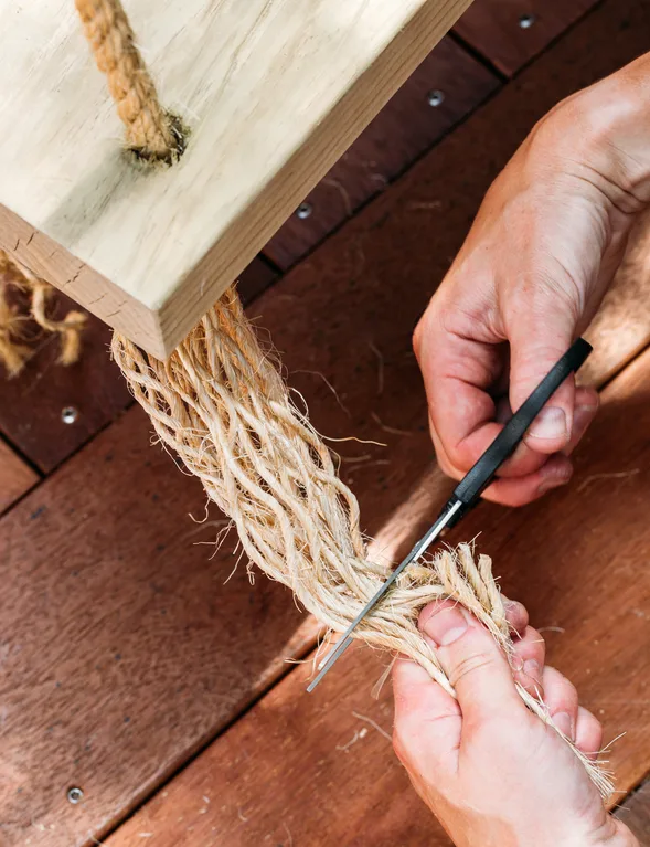 Put together a playground favourite with this DIY swing guide