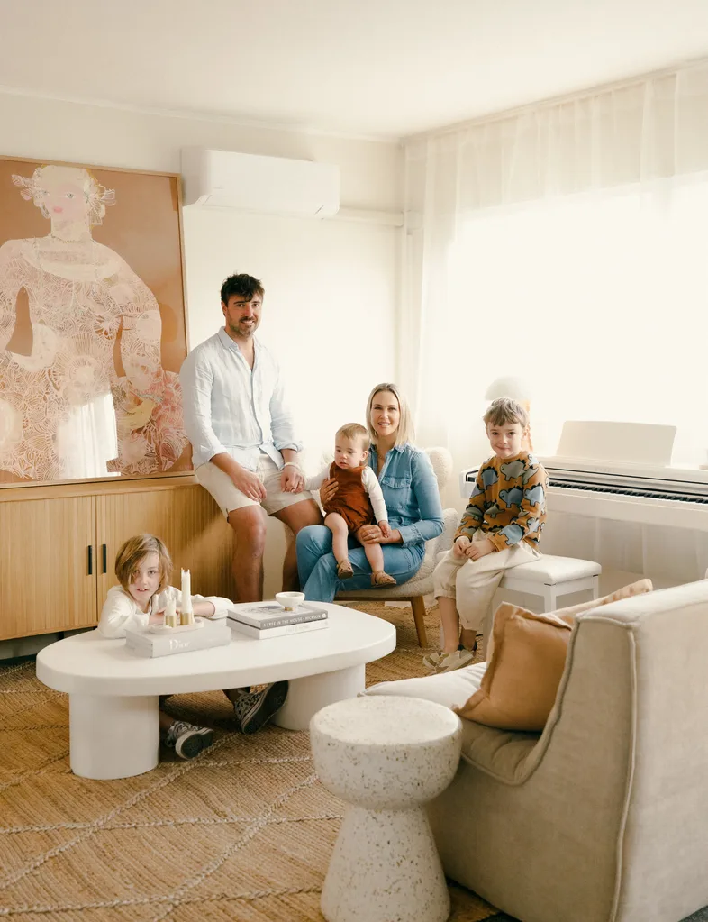 A young family takes pride in their coastal Māpua rental home