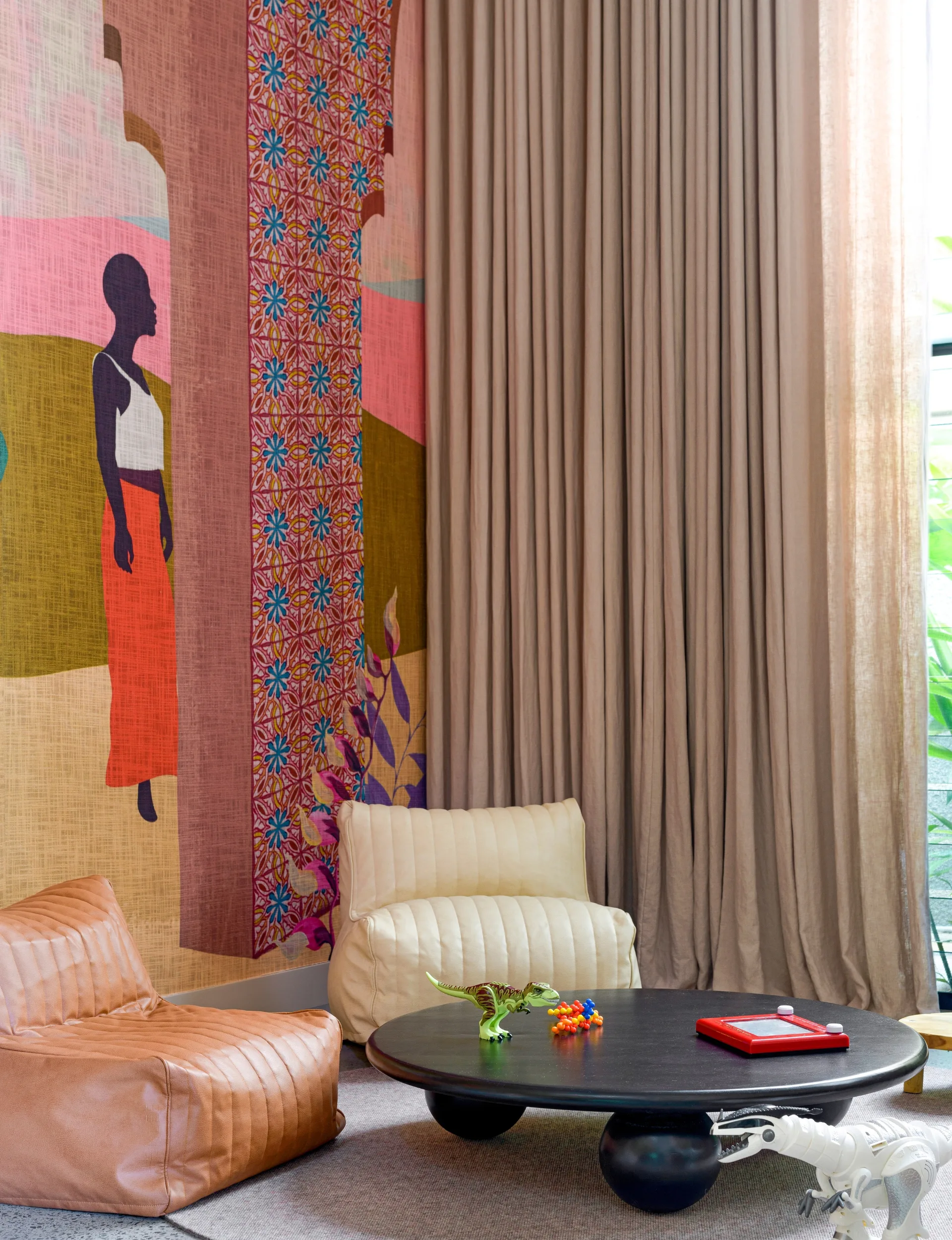 Take a tour of this sleek and colourful renovated heritage home