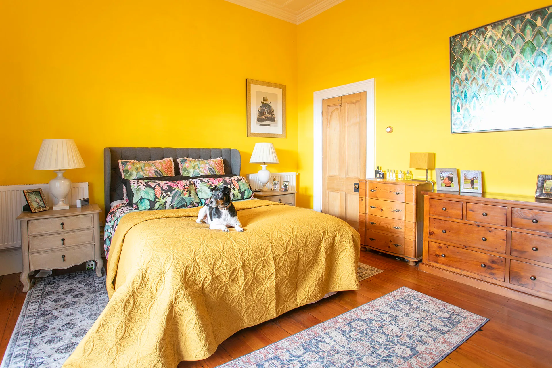 A home in Whanganui has had a colourful villa makeover