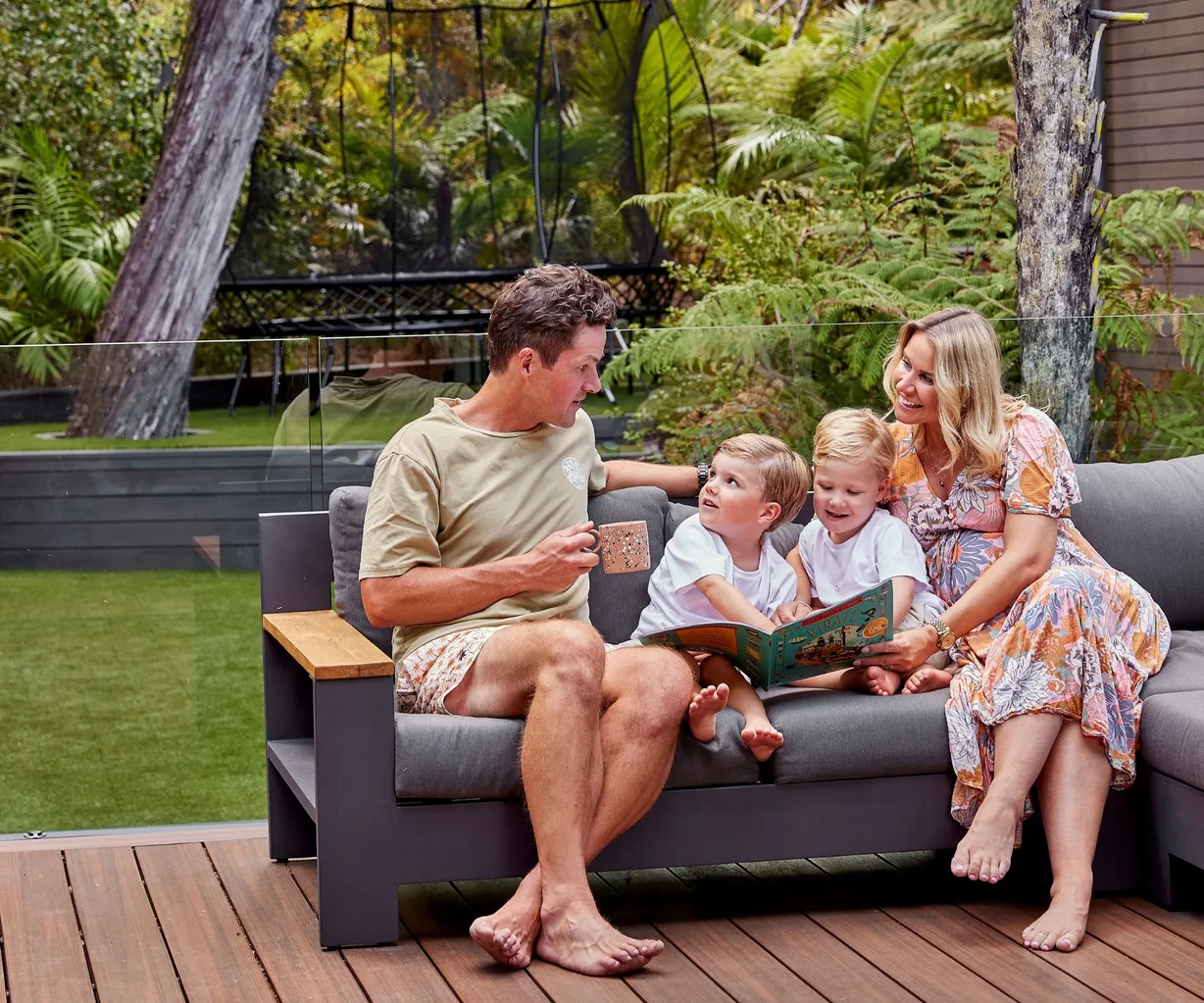 This Castor Bay garden is fun, child-friendly and full of native greenery