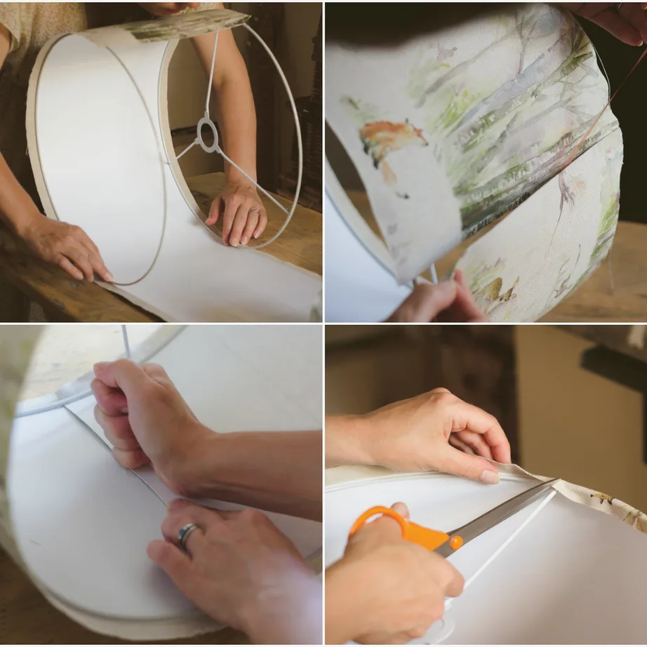 How to create your own personalised DIY lampshade