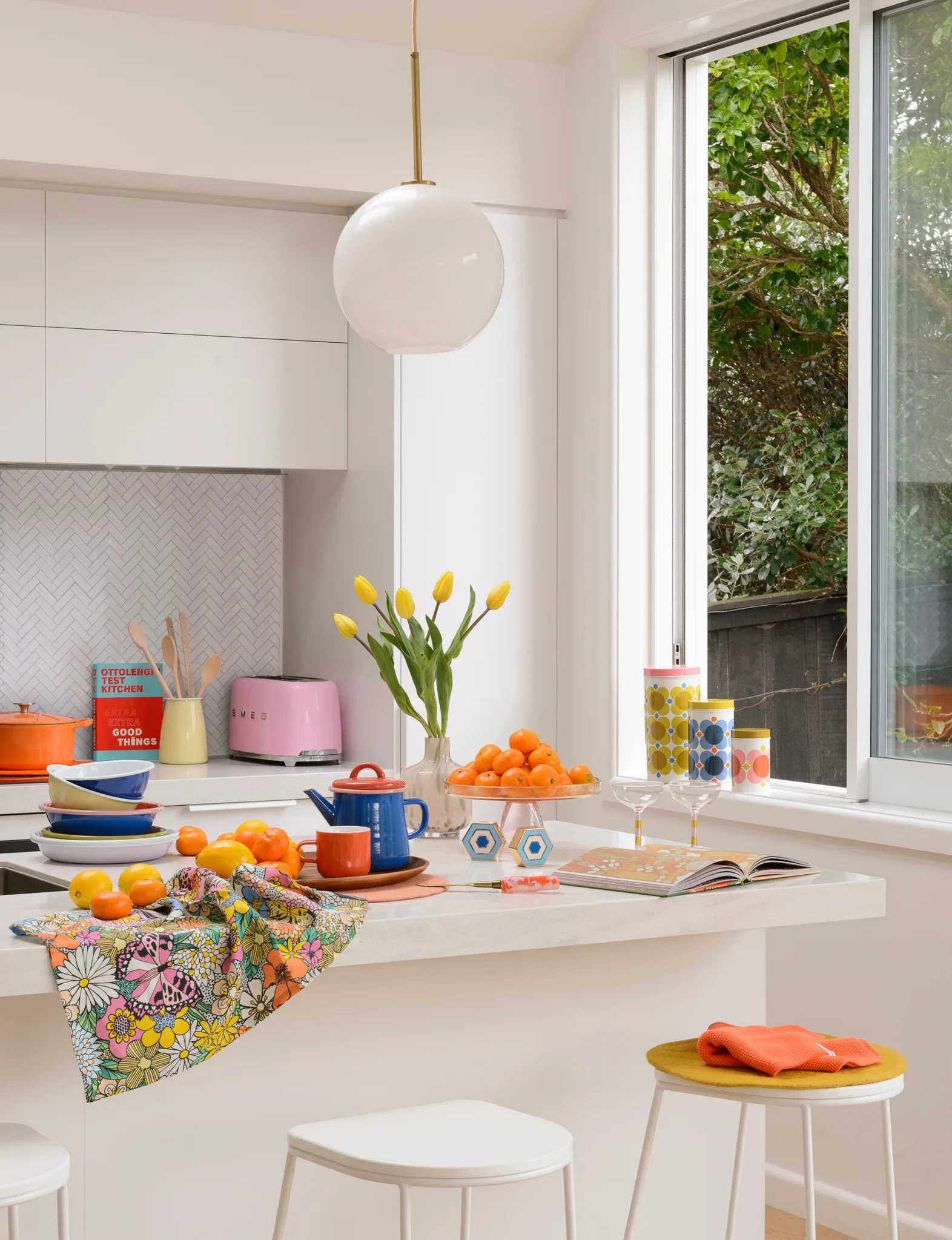 One kitchen, four ways: How to add colour to your neutral kitchen