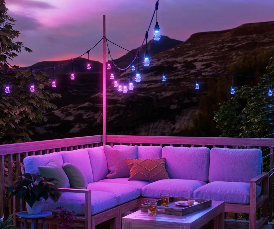 These Nanoleaf outdoor string lights will light up your life