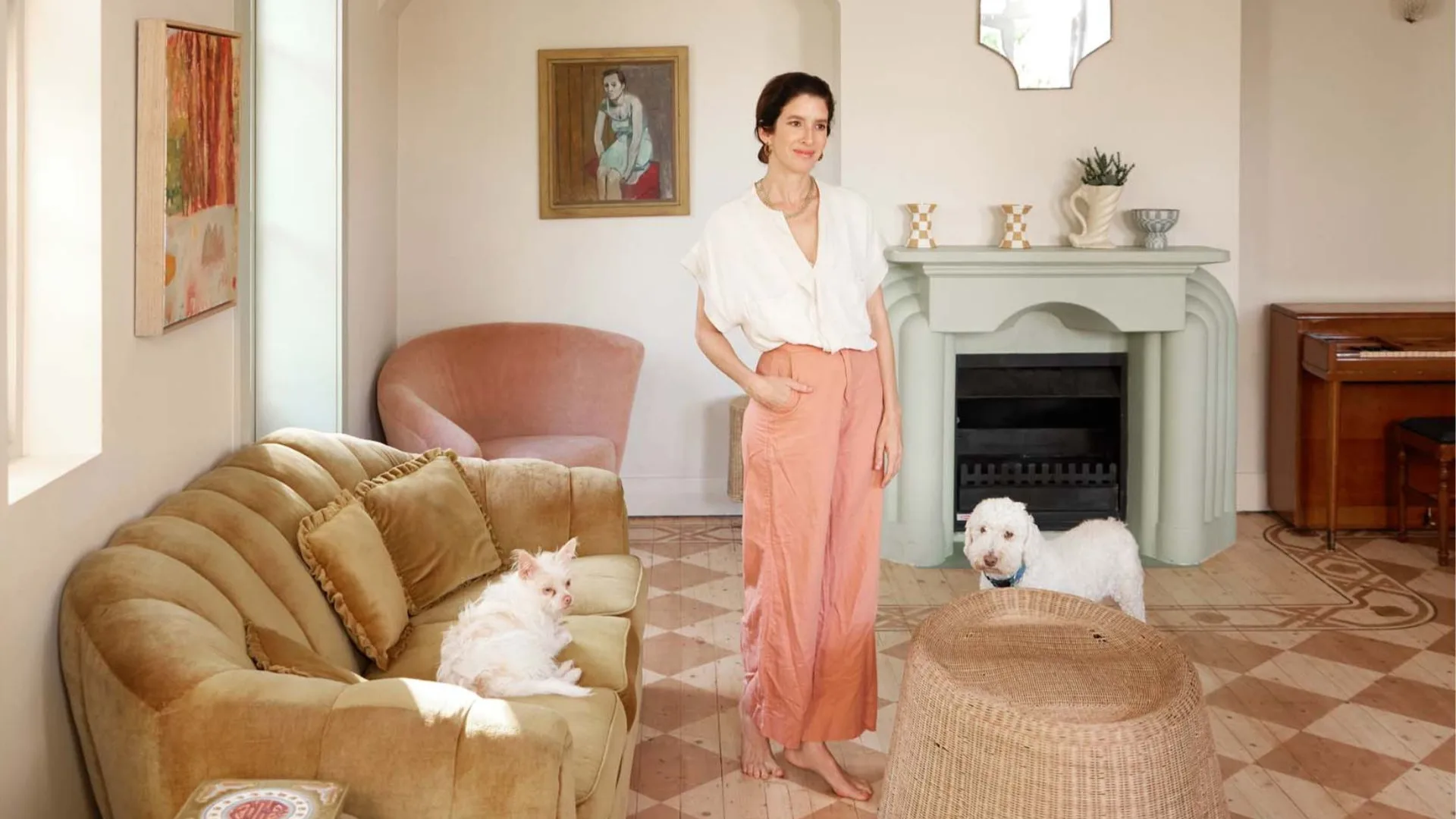 Chloe Brookman's whimsical home was inspired by retro doll houses