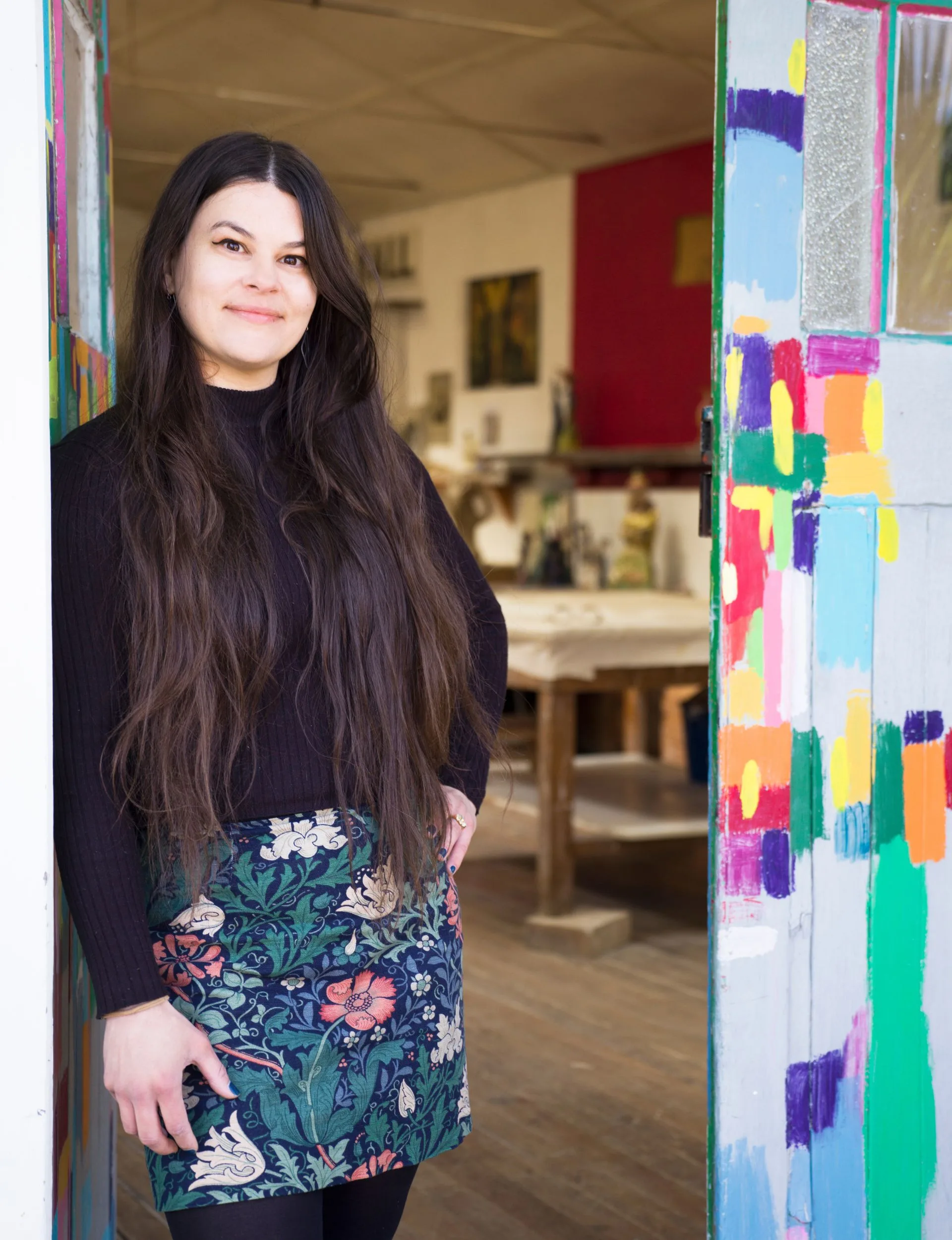 Artist Lucy Hunter uses different media to express her true self