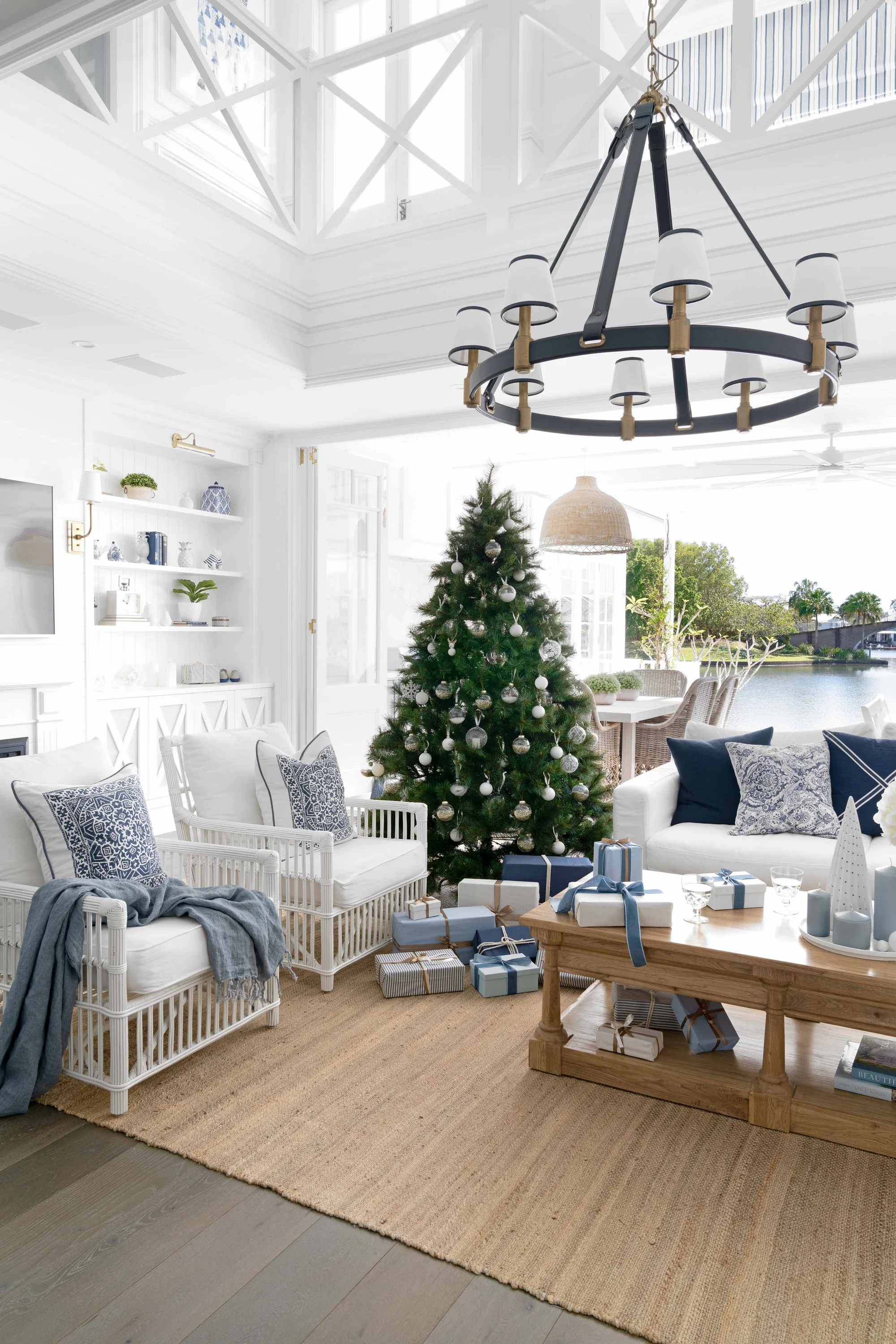 Hamptons-Inspired Family Oasis on the Sunshine Coast