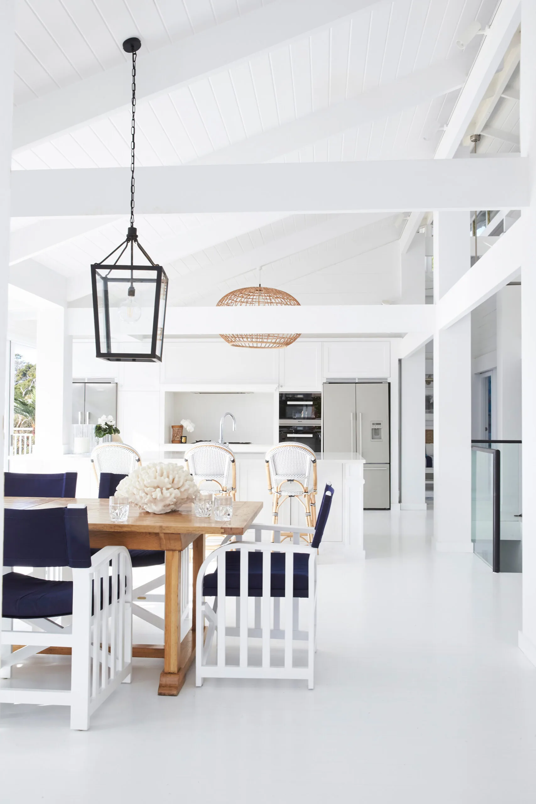 Designer’s All-White Beach House in Whale Beach
