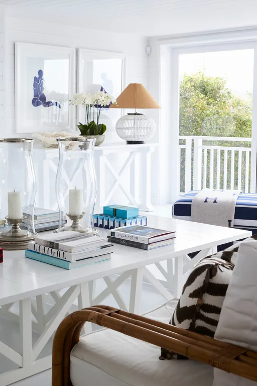 Designer’s All-White Beach House in Whale Beach