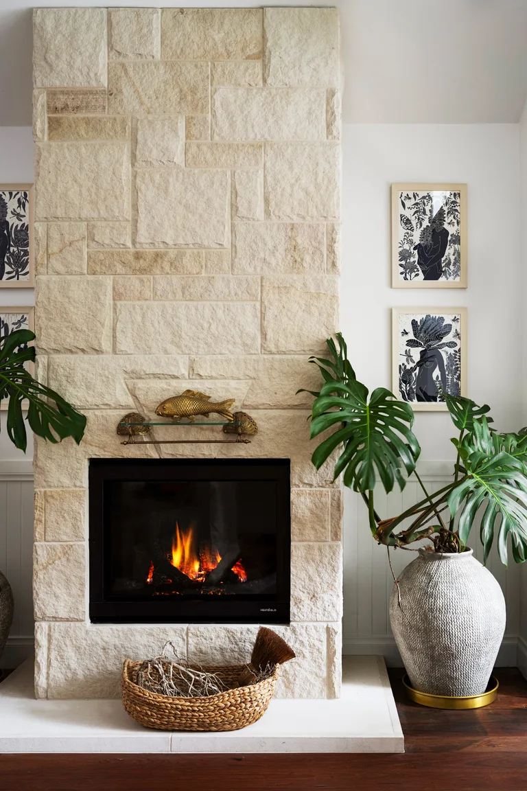 9 Natural Stone Fireplace Ideas to Banish Winter Chill