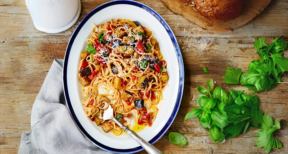 Spaghetti Alla Norma Recipe | Home Beautiful