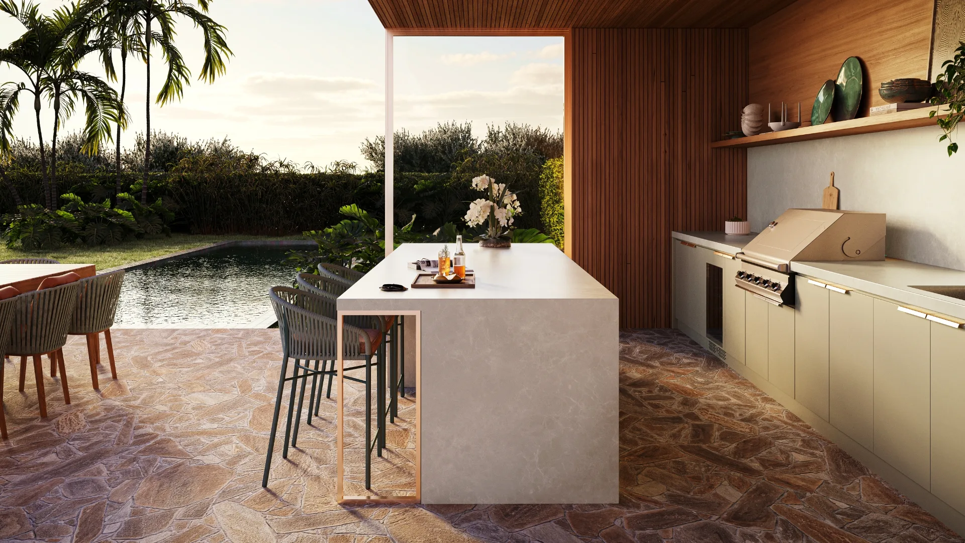 The new porcelain colours transforming kitchen and bathroom benchtops ...