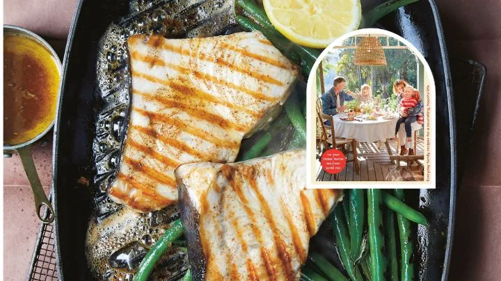 'The Good Farm Cookbook's' simple curry butter swordfish with beans ...