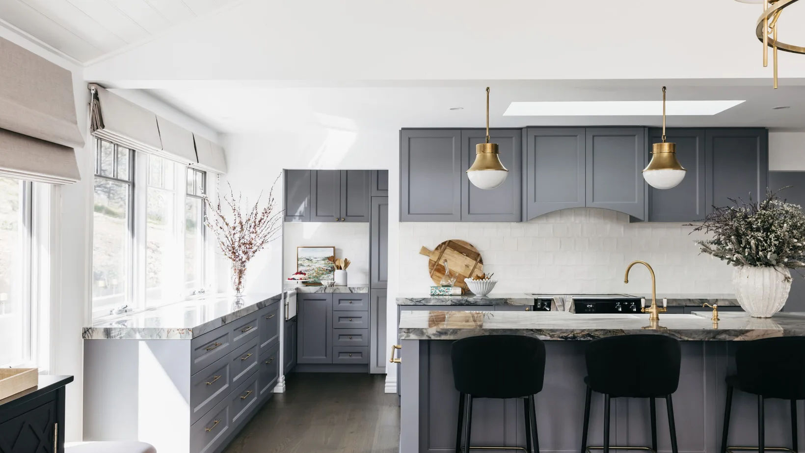 A bold blue new build becomes home to a blended family of seven| Home ...