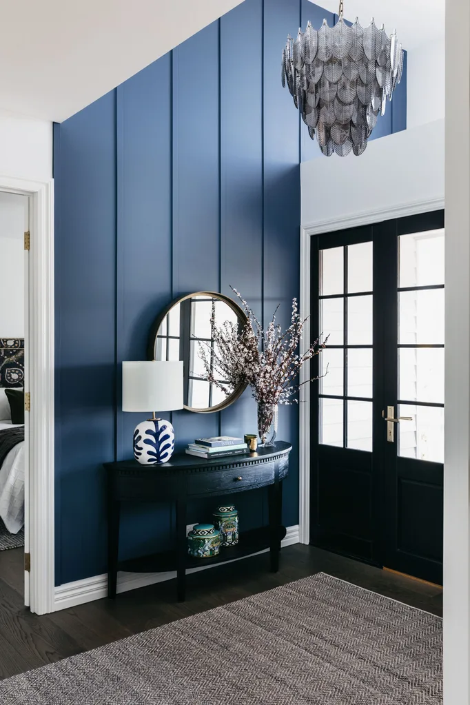 A bold blue new build becomes home to a blended family of seven| Home ...