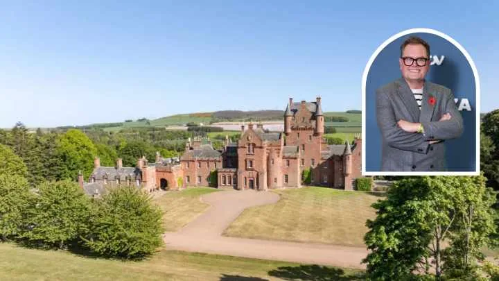 Alan Carr has bought a 17-bedroom castle in the Scottish Borders | Home ...