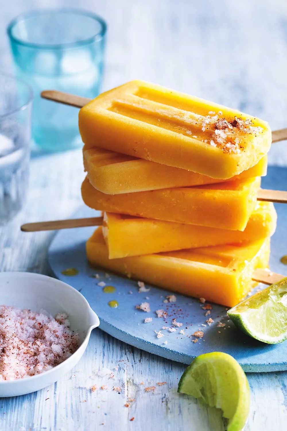 Homemade mango popsicles (with a hit of cayenne salt) Recipe | Home ...