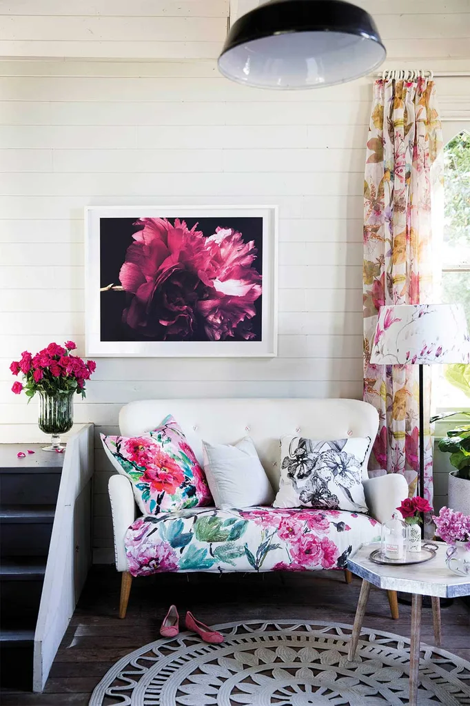 Why you need a floral sofa in your life | Home Beautiful