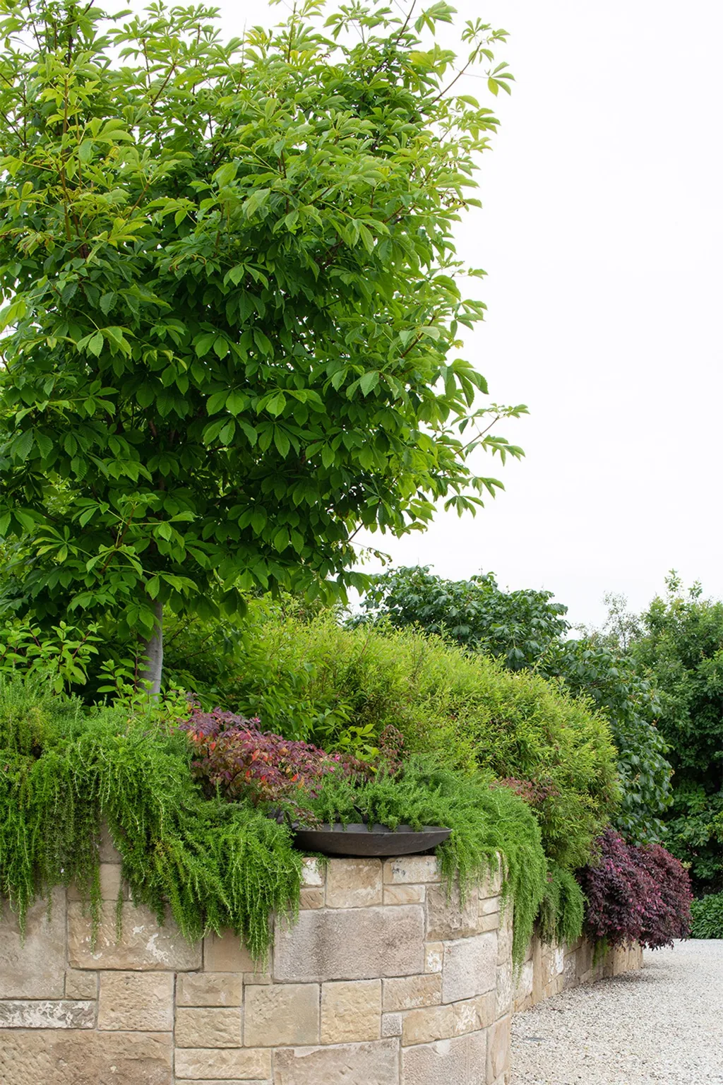 An elegant garden perfect for a century-old home